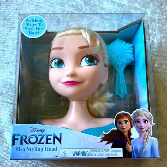 Disney | Toys | Disney Princess Elsa Styling Head Doll Frozen | Poshmark